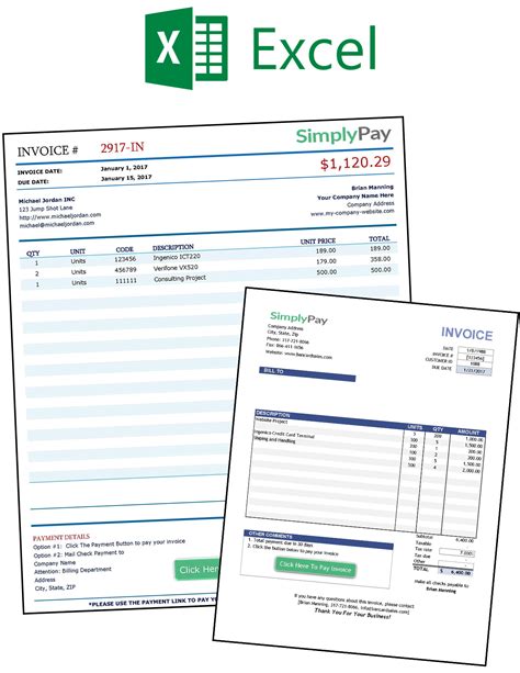 Best Excel Invoice Template