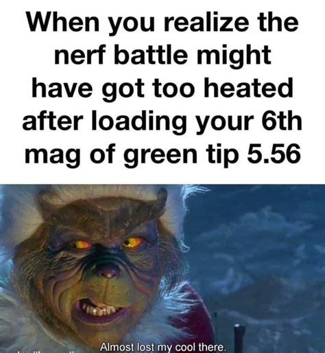 When You Realize The Nerf Battle Might Have Got Too Heated After