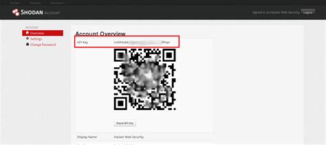api key shodan hacker web security