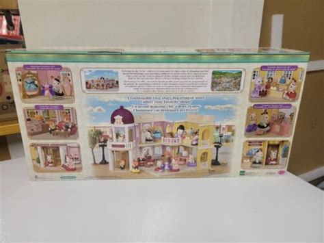 New In Box Calico Critters Town Series Grand Department Store Set