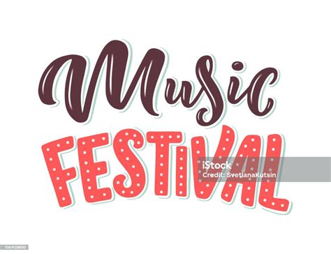 음악에 대 한 견적 손으로 그린 빈티지 일러스트 손으로 글자를 그려 인쇄용 포스터 또는 T셔츠와 가방 고정에 구 0명에 대한 스톡 벡터 아트 및 기타 이미지 Istock