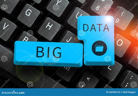 Text Caption Presenting Big Data Word Written On Sets That So Complex
