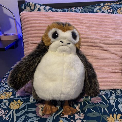 Porg Plush Puppet Starwars Porg Plush Toy Depop