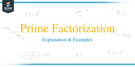 Prime Factorization Definition Prime Factorization Definition