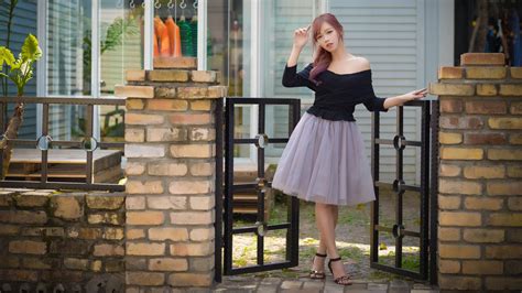 Wallpapers Asian Model Girls Outdoor 1920x1080 Full Hd From Bradeya Desktop Images And