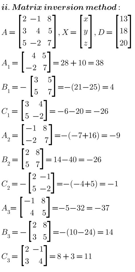 Intermediate Maths Solutions For Matrices Exercise 3h Maths Glow