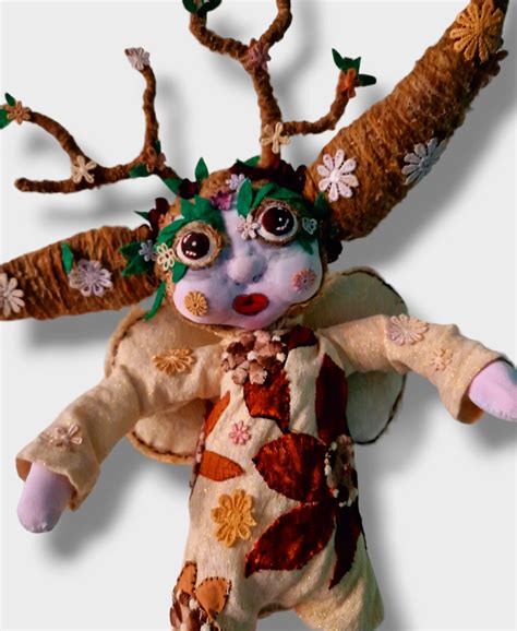 Woodland Sprite Folklore Doll Etsy