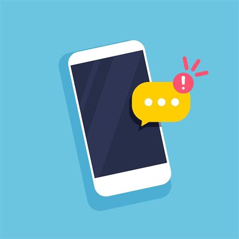 Premium Vector Mobile Phone Scam Alert Attention Or Warning Sign