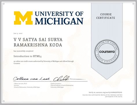 Surya Koda On Linkedin Html5 Coursera
