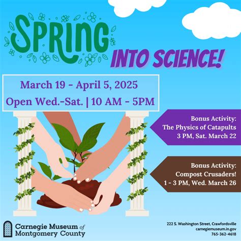 Spring Break Science Carnegie Museum Of Montgomery County