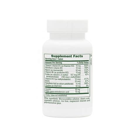 Natures Plus B Complex With Rice Bran 90tabs Cure4u Gr