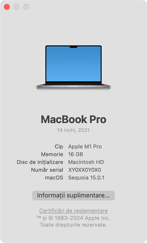 Află ce versiune de macOS folosește computerul Mac Apple Support RO