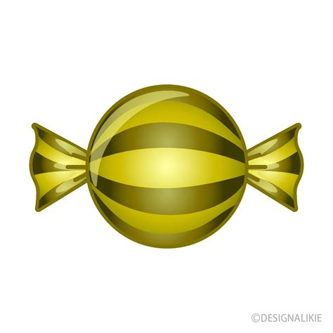 ゴールドキャンディイラストのフリー素材｜イラストイメージ