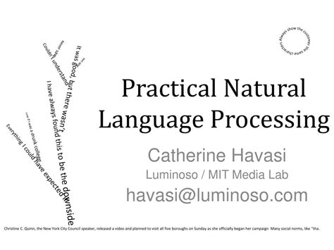 Ppt Practical Natural Language Processing Powerpoint Presentation