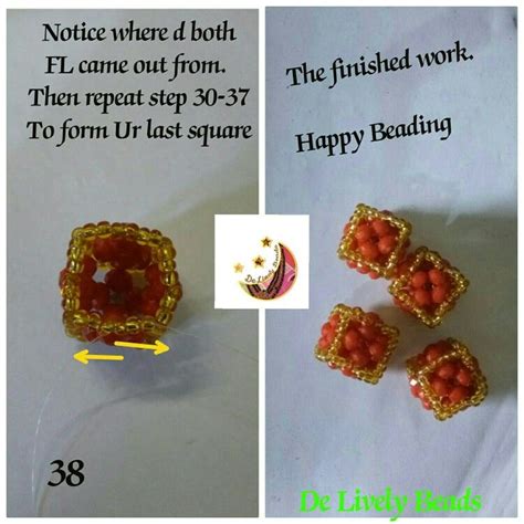 how to make beaded cube bead making tutorials beading tutorials beaded