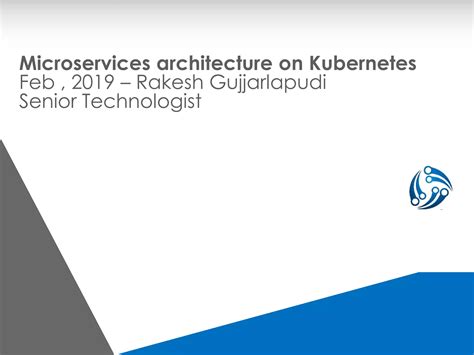 reference architectures shows a microservices deployed to kubernetes ppt