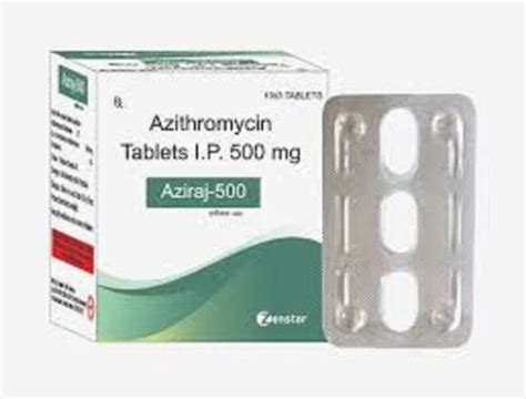 Azithromycin 500 Mg Tab Az 500 Tabs 500mg 10x3 At Rs 628strip Of 3