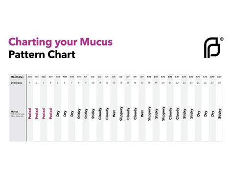 Ovulation Discharge Chart Cervical Mucus What To Look For When