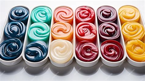 Premium Ai Image Assorted Flavored Jello Shots Display