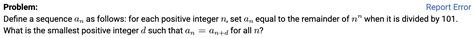solved define a sequence an as follows for each positive