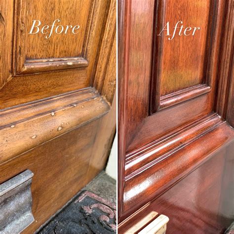 Red Mahogany Exterior 450 Stained Front Door General Finishes Design