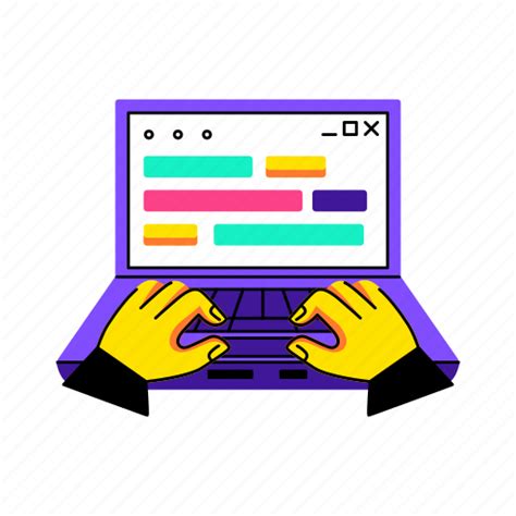 Code Work Laptop Development Coding Programming Device