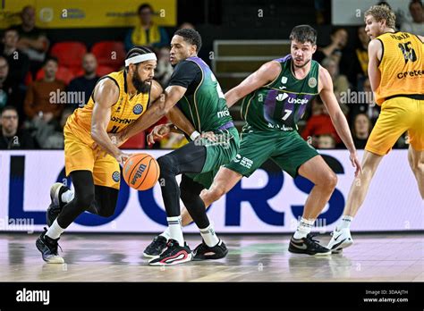Silas Melson 11 Of Filou Oostende Pictured During A Champions League
