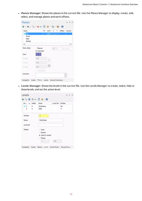 Mastercam Basics Tutorial Pdf Computer Peripherals Computing