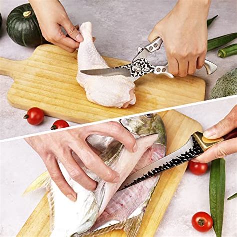Poultry Knife And Kitchen Shears Heavy Duty Multipurpose Poultry