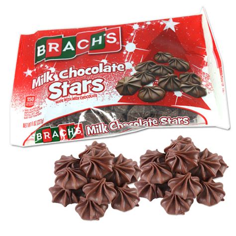 Brachs Milk Chocolate Stars 8oz Bag