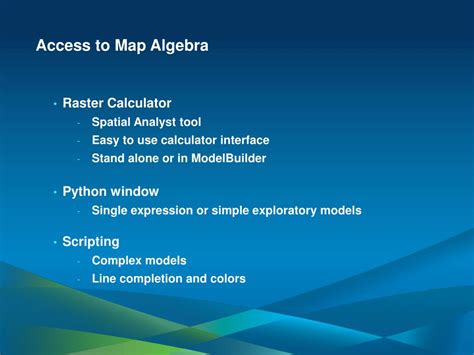 Ppt Advanced Raster Analysis With Map Algebra In Python Powerpoint Presentation Id