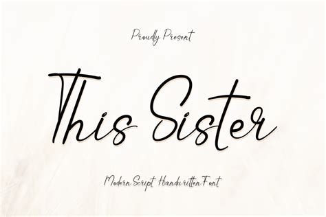 This Sister Font By Balak Bendol · Creative Fabrica