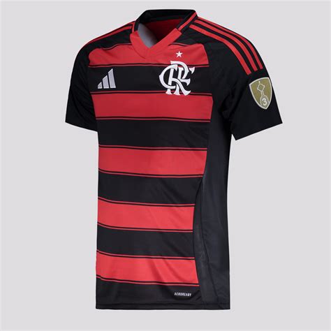 Camisa Adidas Flamengo I 2025 Patch Libertadores Futfanatics