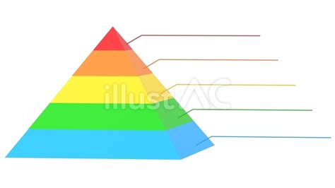 Free Vectors Five Tier Pyramid Hierarchy