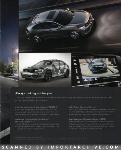 2018 Honda Civic Brochure Hatchback Version Importarchive