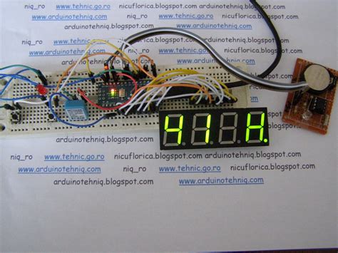 4 Digit 7 Segment Led Clock With Manual Adjust And Alarm Thermometer And Higrometer Using Arduino