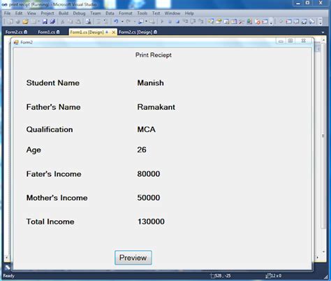 How Can Take Print Receipt And Save The Data In Database In Windows Forms Application MY NET