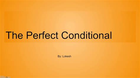 Conjugating Perfect Conditional In French Youtube