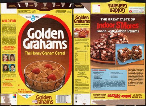 General Mills Golden Grahams Cereal Box Indoor Smores… Flickr