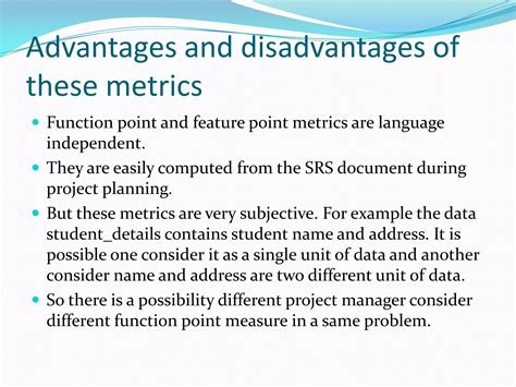Metrics For Project Size Estimation Pptx
