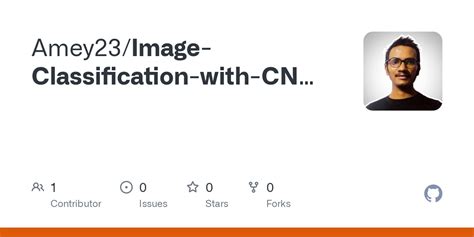 Github Amey23image Classification With Cnn And Pytorch