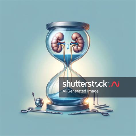 Glass Hourglass Only Containing Complete Urology Ai Generated Image