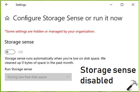 How To Disable Storage Sense In Windows Using Group Policy