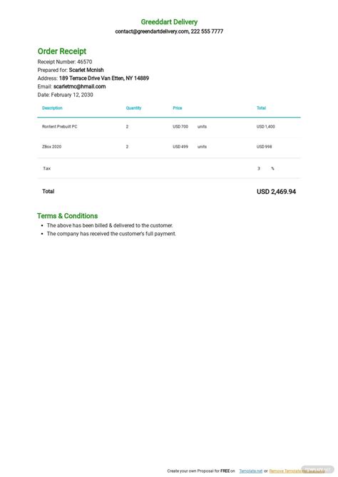 50 Receipt Samples Format And Examples 2022 Free And Premium Templates
