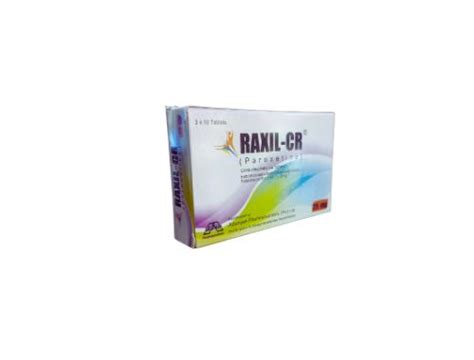 Raxil Cr 25mg Tablets Paroxetine Fareed Pharmacy