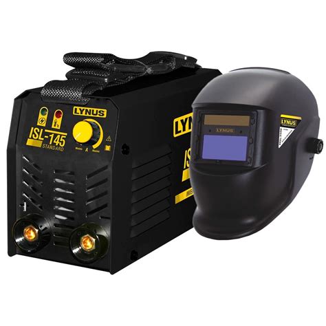 Inversora E Máscara De Solda Lynus Combo Kisl 145 100 Amperes 220