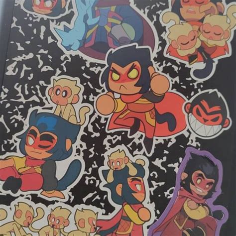 Lmk Cute Chibi Matted Stickers Etsy