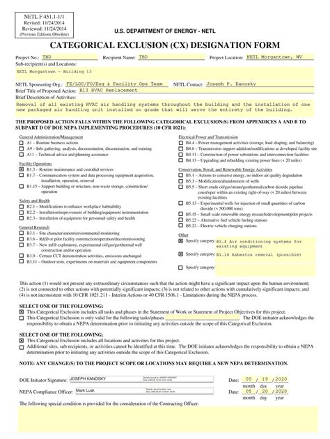 Fillable Online Netl Doe B HVAC Replacement Fax Email Print PdfFiller