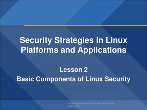 PPT Security Strategies In Linux Platforms And Applications Lesson PowerPoint Presentation
