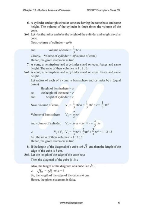 Ncert Exemplar For Class 9 Maths Chapter 13 Mathongo